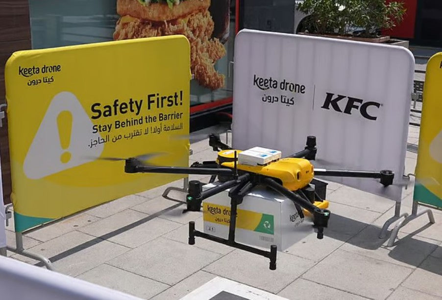 Keeta Drone offers delivery services to residents of Dubai Silicon Oas